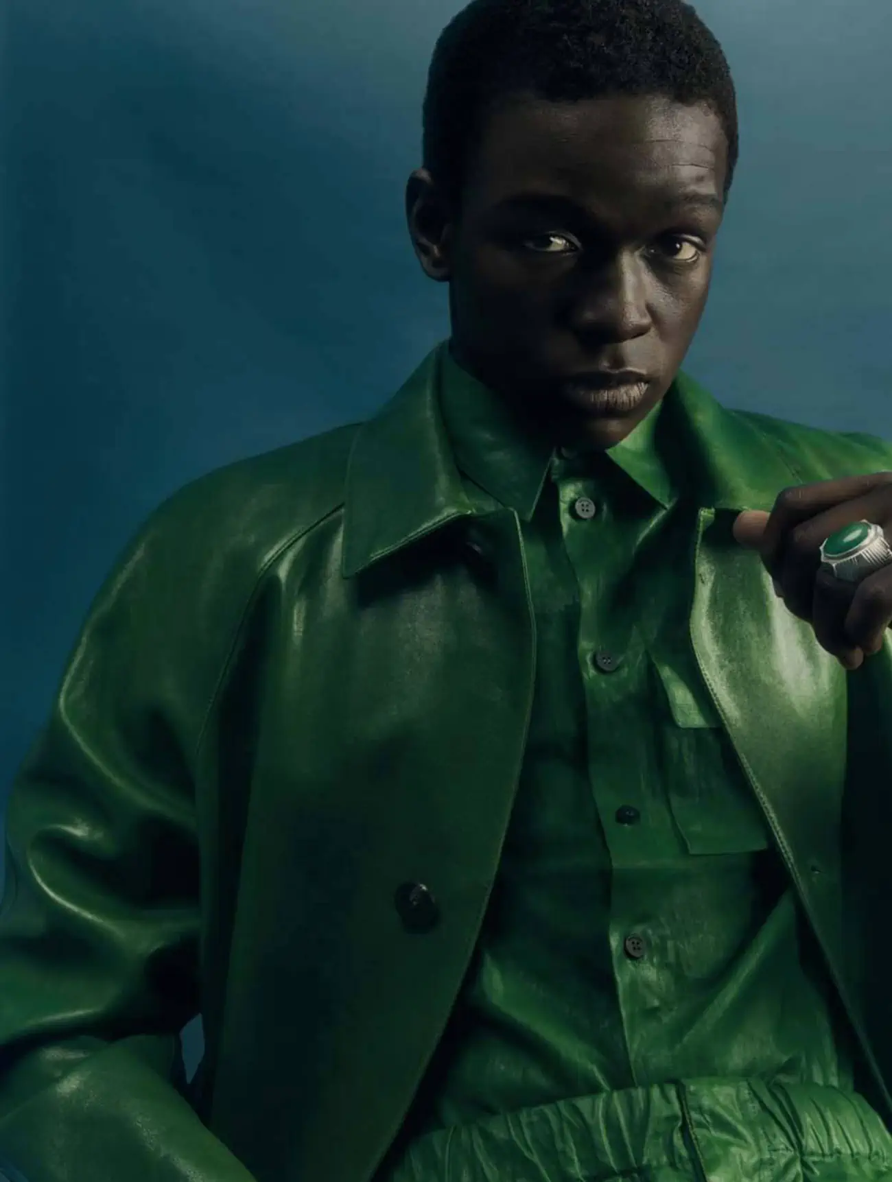 Seydou Sarr in Ferragamo on D Lui la Repubblica February 24th, 2024 by ...