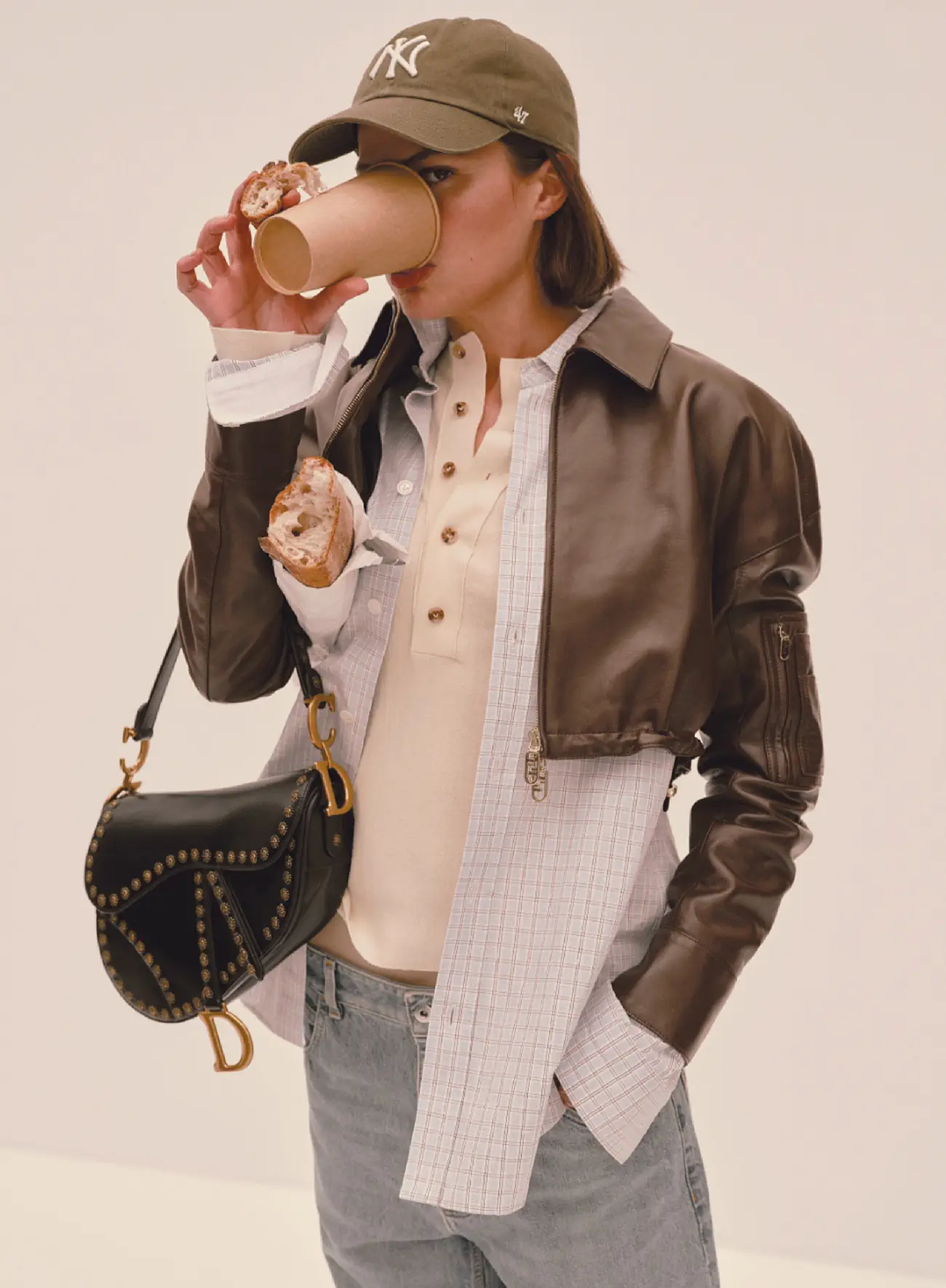 Cameron Russell in Miu Miu on The Sunday Times Style March 10th, 2024 ...