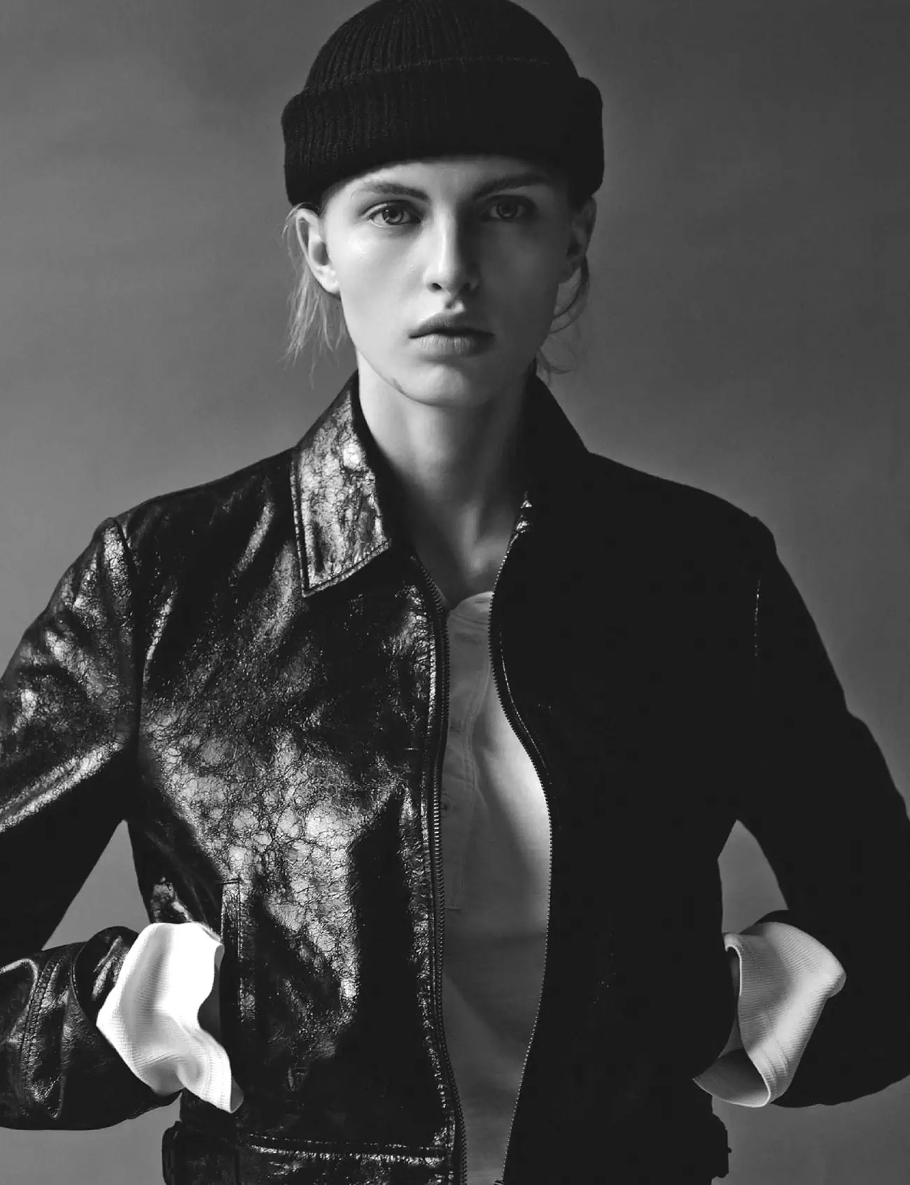 Karolina Spakowski covers Harper’s Bazaar France February 2024 by ...