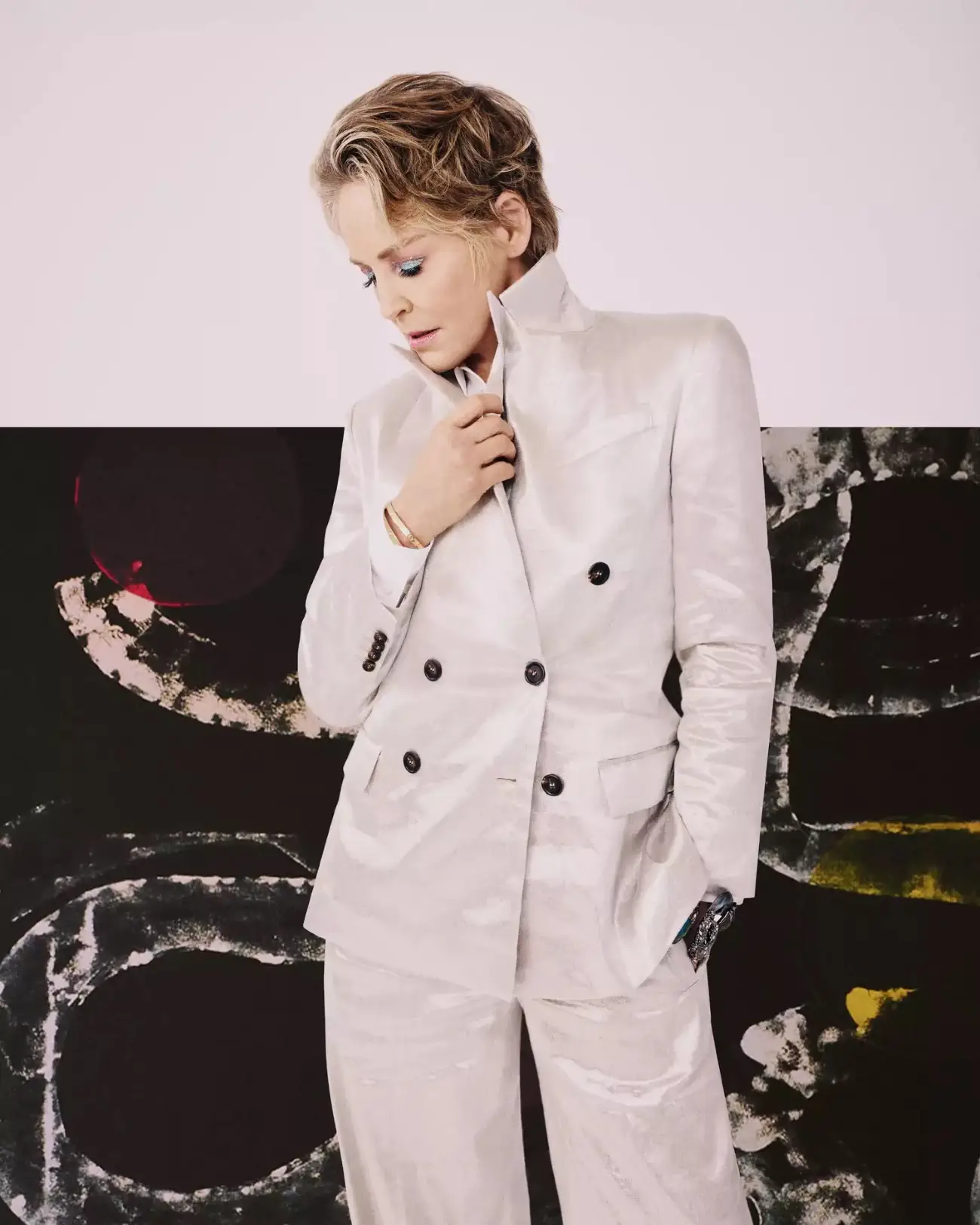 Sharon Stone covers InStyle US February 2024 by Eric Michael Roy ...