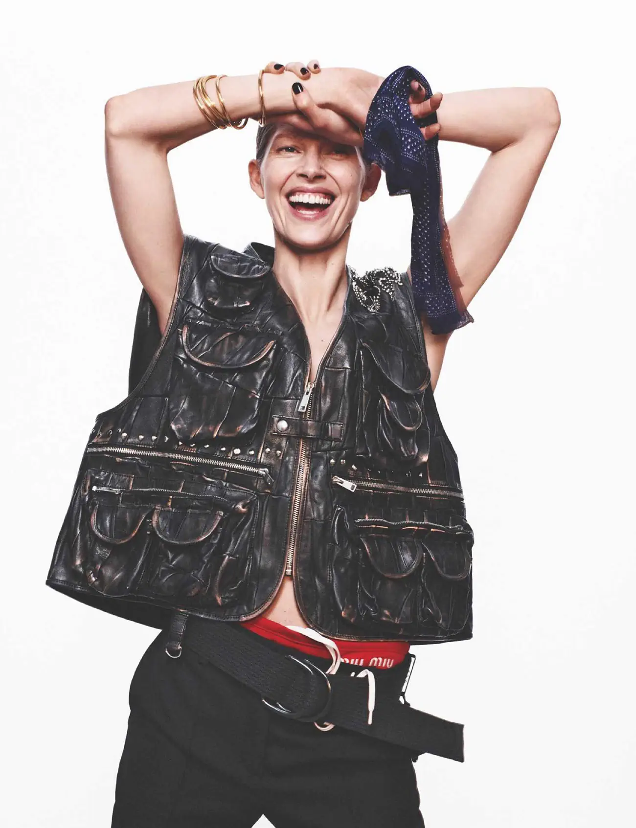 Edie Campbell covers Harper’s Bazaar France March 2024 by David Sims ...