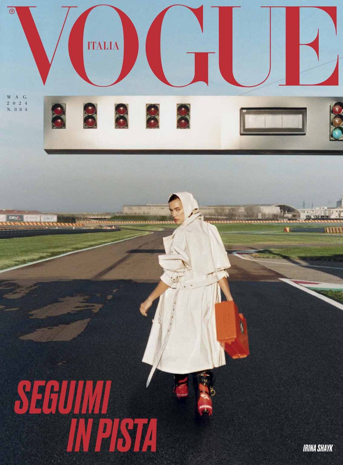 Liya Kebede in Fendi on Vogue Italia December 2023 cover by Campbell ...