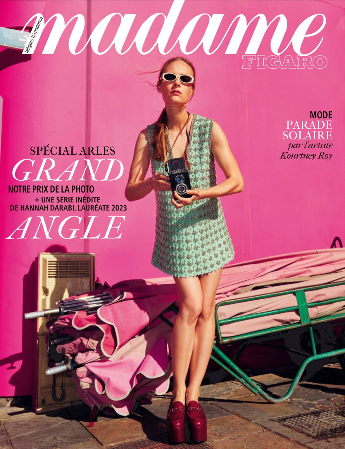 Ania Kisiel in Gucci on Madame Figaro June 28th, 2024 cover by Kourtney ...