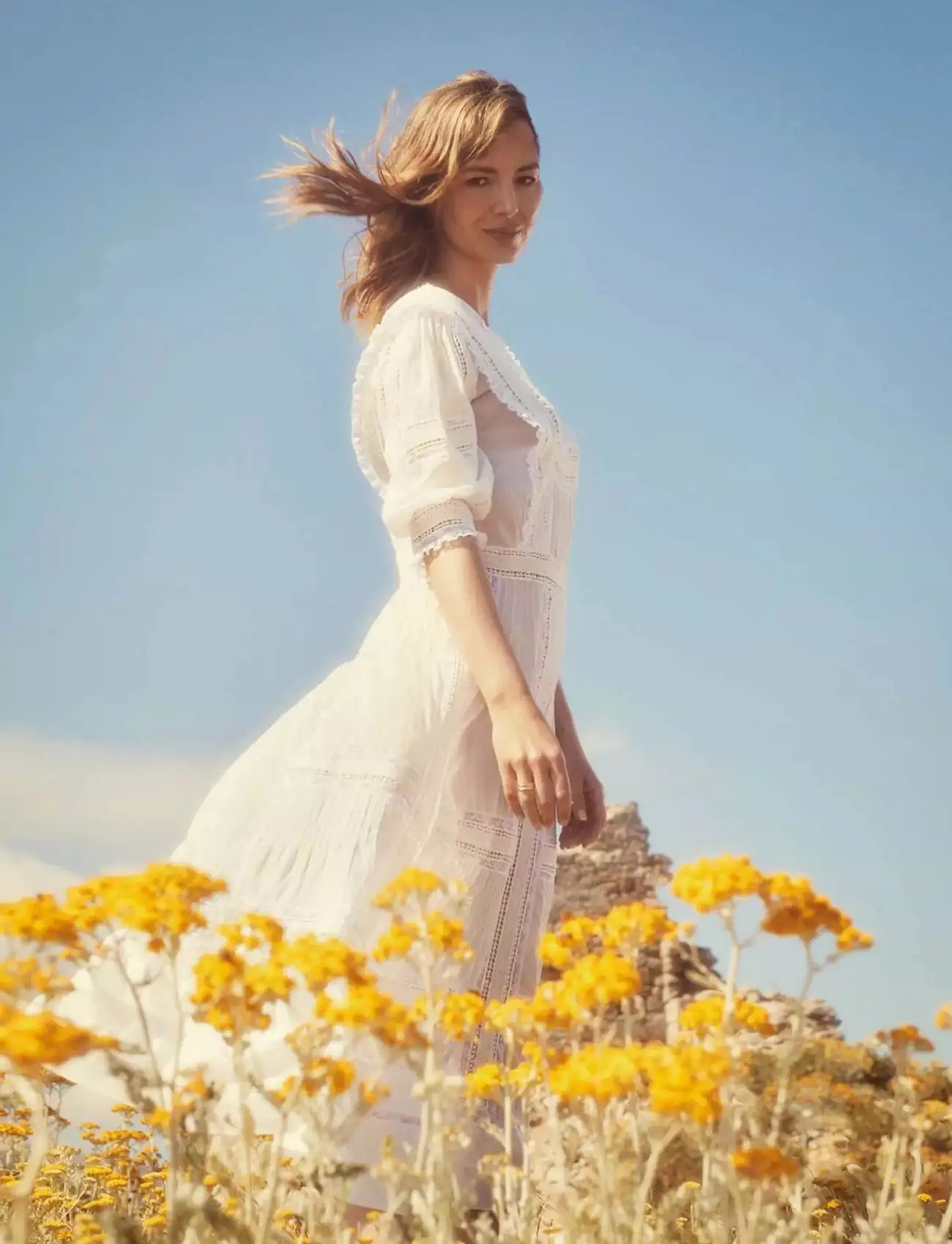 Louise Bourgoin covers Elle France July 4th, 2024 by Laura Sciacovelli ...